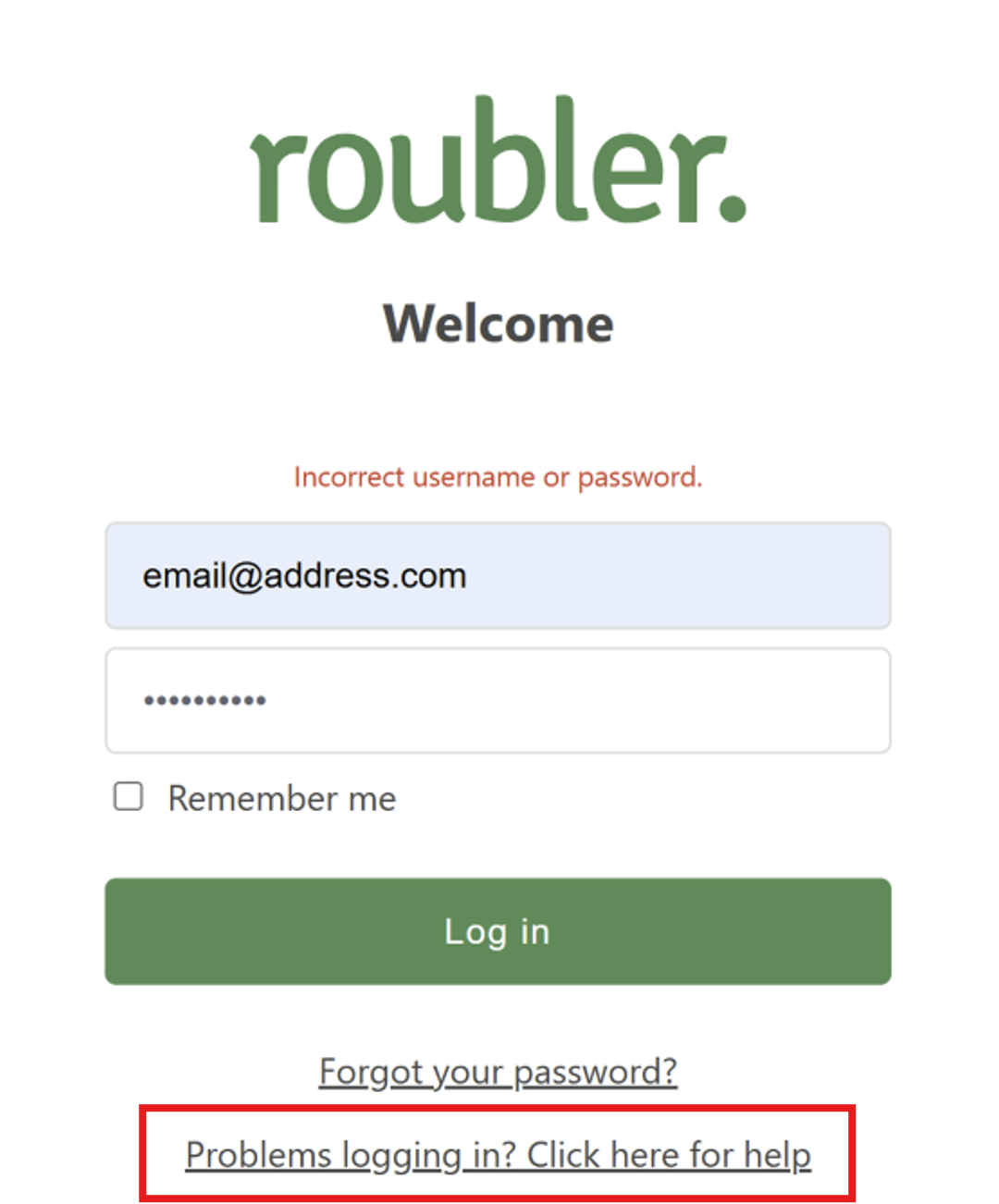 Log in issues - Troubleshooting for Administrators – Roubler Login ...